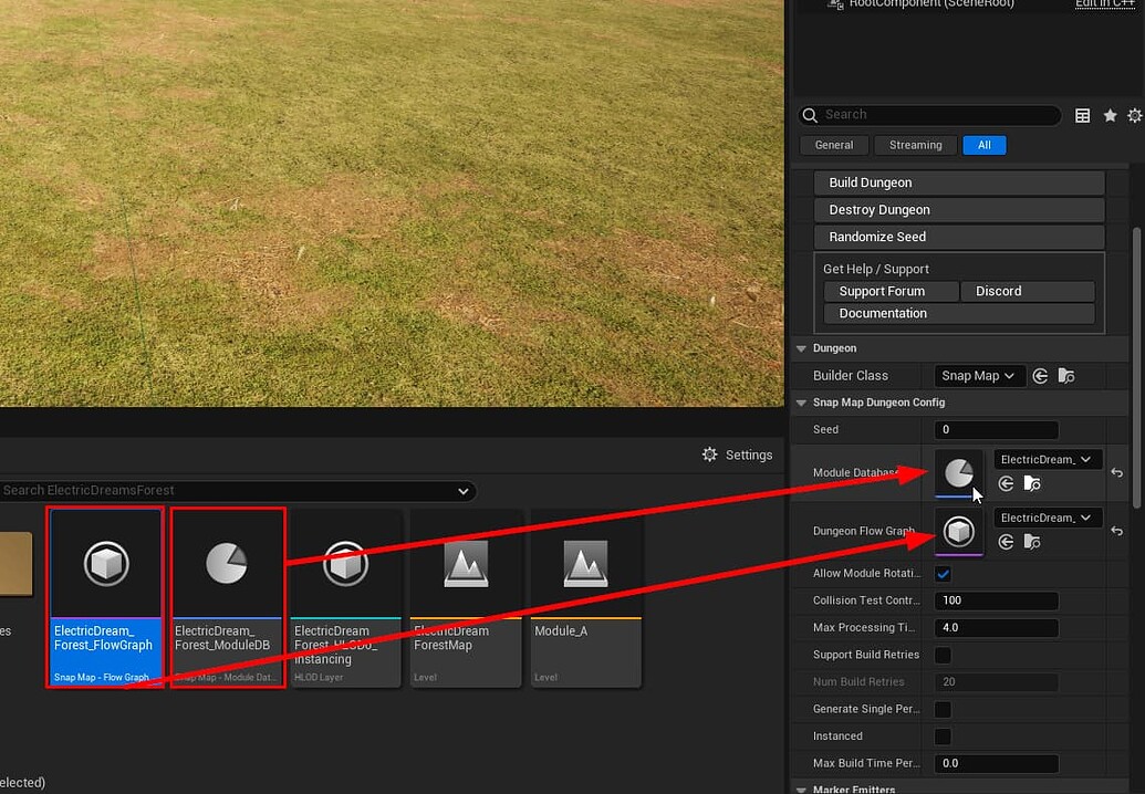 Electric Dreams Procedural Forest using SnapMap - Tutorials - Dungeon Architect